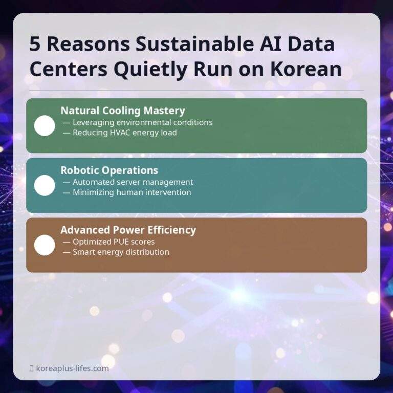 5 Reasons Sustainable AI Data Centers Quietly Run on Korean Innovation